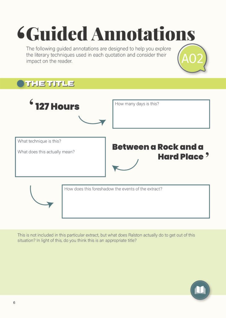 127 Hours: Between a Rock and a Hard Place | iGCSE English Language ...